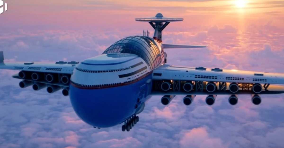 The future of aviation: The flying hotel that will carry 5,000 guests ...