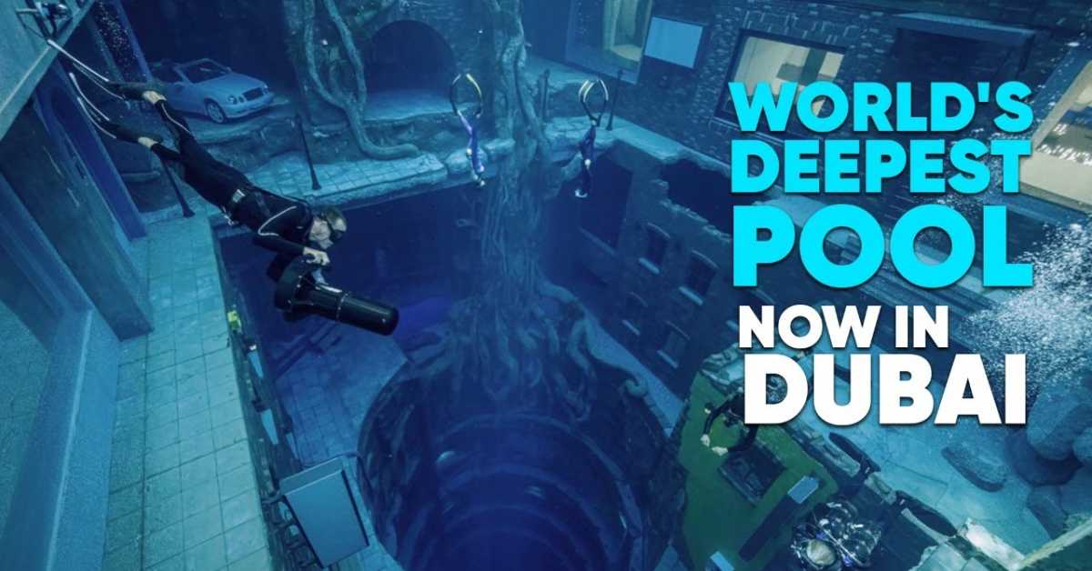 This is the largest diving pool in the world that hides an entire ...