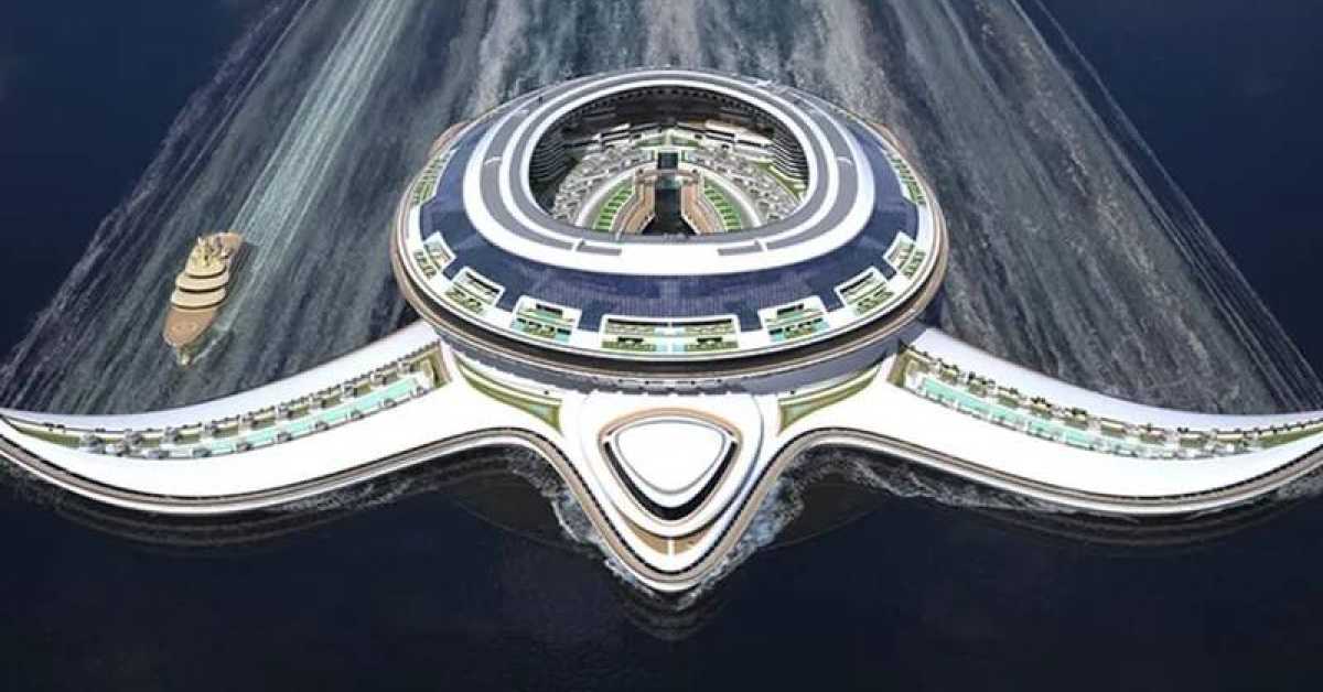 Pangeos: This Turtle-Shaped 1,800-Foot Terayacht Doubles as a Floating ...