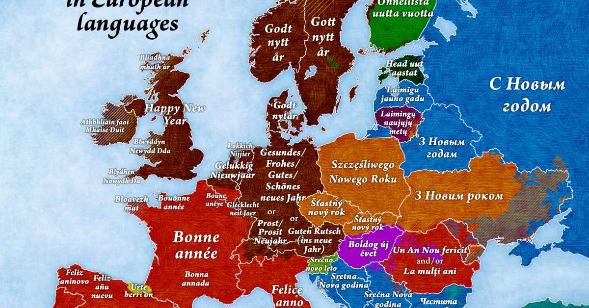 This Map Shows You How to Say ‘Happy New Year’ in Every European Language