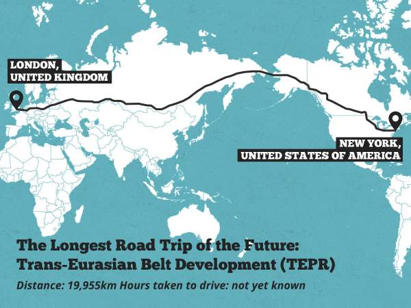 These are the longest road trips (mapped)