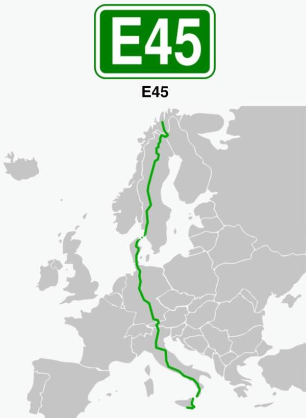 The European Route E45: A Journey Through the Heart of Europe